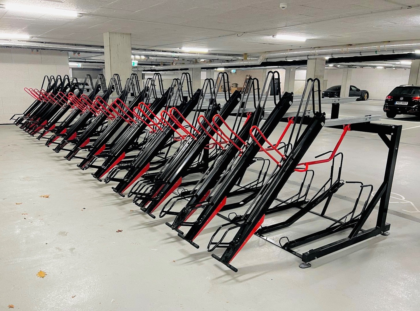 Dubbellaags fietsenrekken in Berlijn | Klaver Fietsparkeren